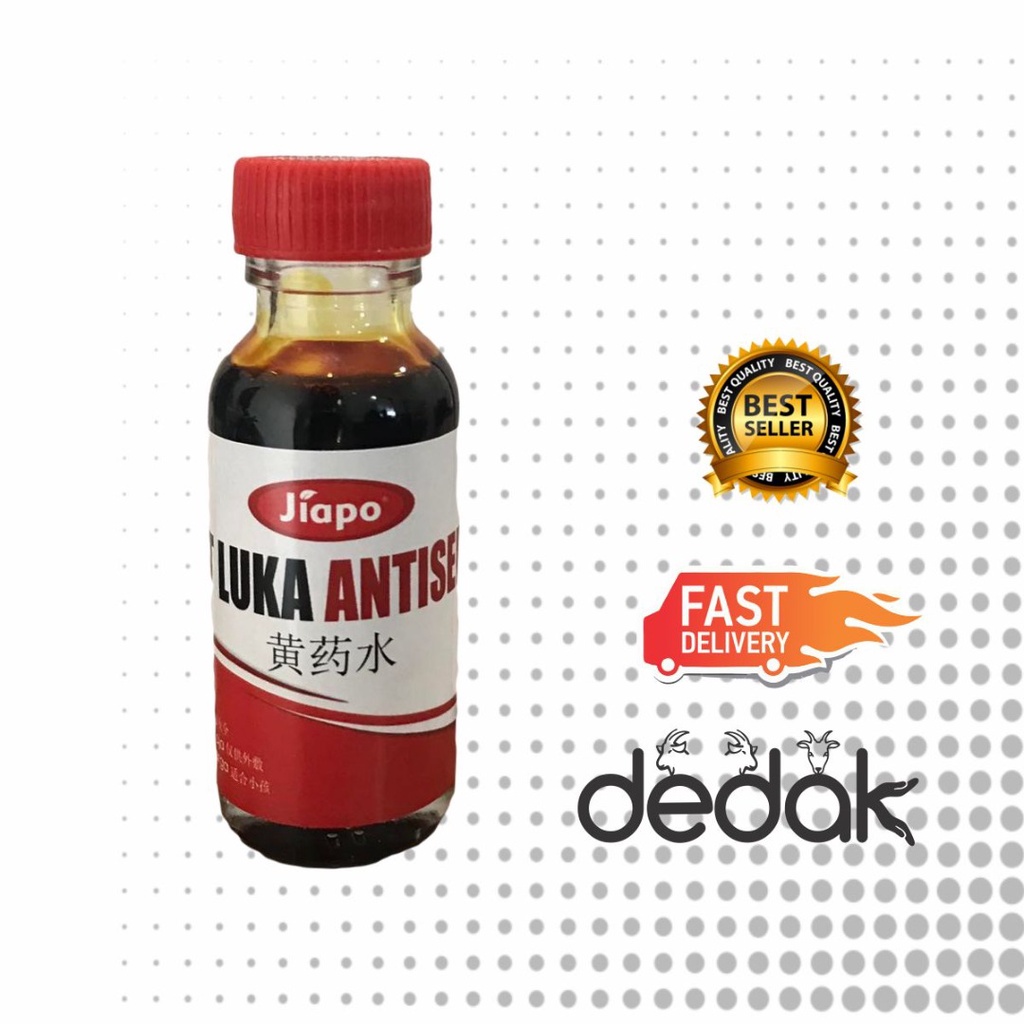 [Ubat Cuci Luka Haiwan] 黄药水 伤口JIAPO UBAT LUKA ANTISEPTIC 35ML - Ubat ...