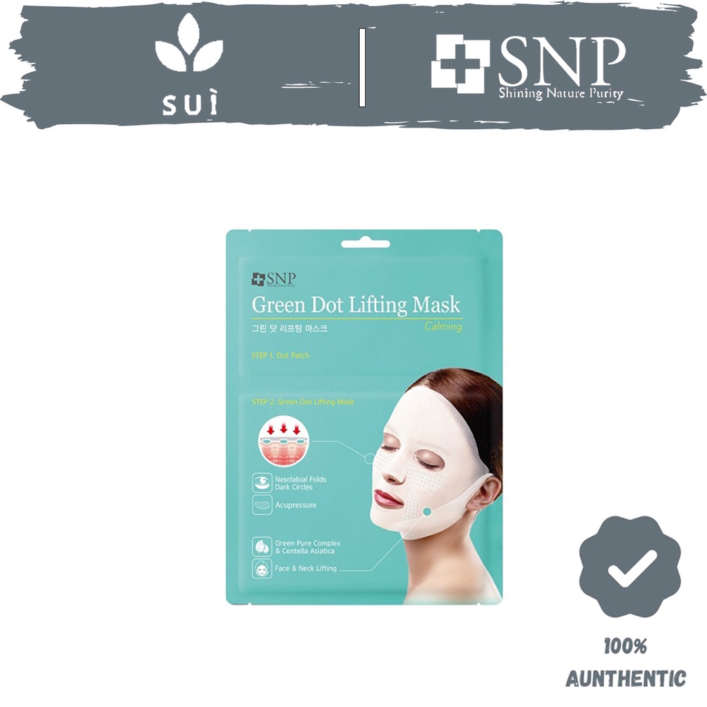 SNP Green Dot Lifting Mask (1pc) | Shopee Malaysia