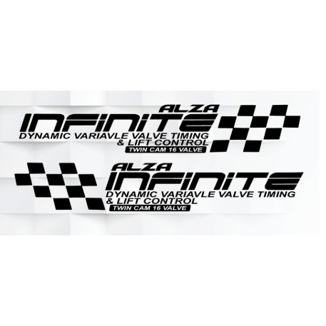 Sticker Pintu /Door Sticker - DVVT ALZA INFINITE | Shopee Malaysia