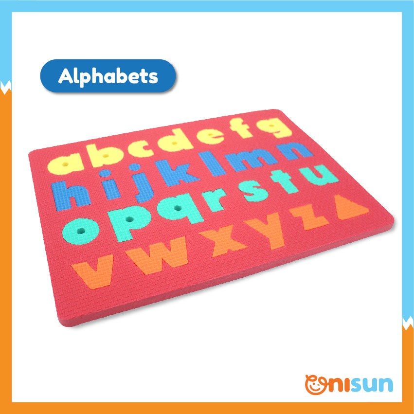 [Ready Stock] Kids' Educational Alphabet Puzzle Mat (ABC, Number, Jawi ...