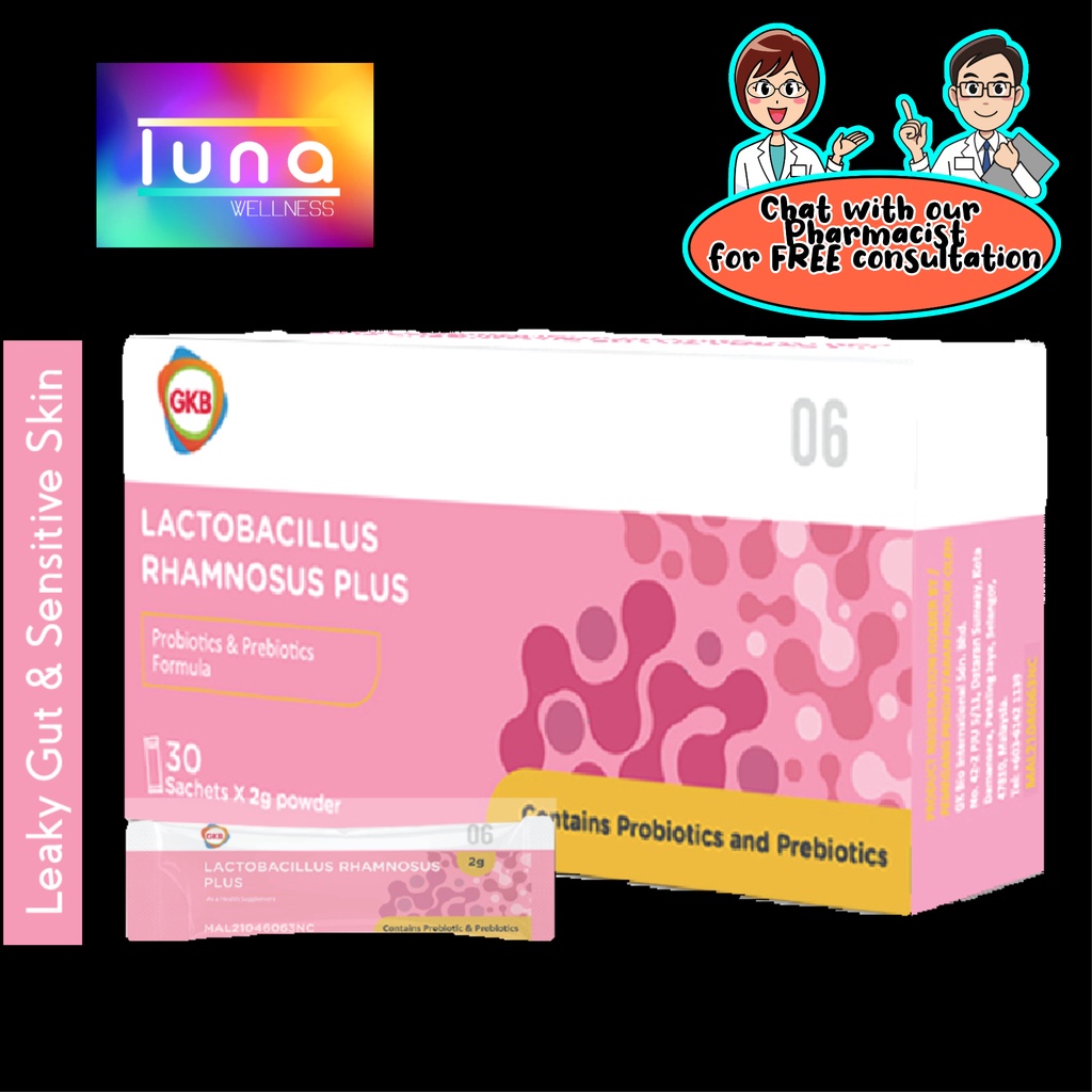 GKB Lactobacillus Rhamnosus Plus Probiotics & Prebiotics [Sensitive ...