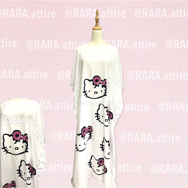 💗𝐑𝐀𝐑𝐀 𝐀𝐓𝐓𝐈𝐑𝐄💗 KAFTAN KELAWAR BATIK KELANTAN : CORAK KARTUN HELLO KTTY ...