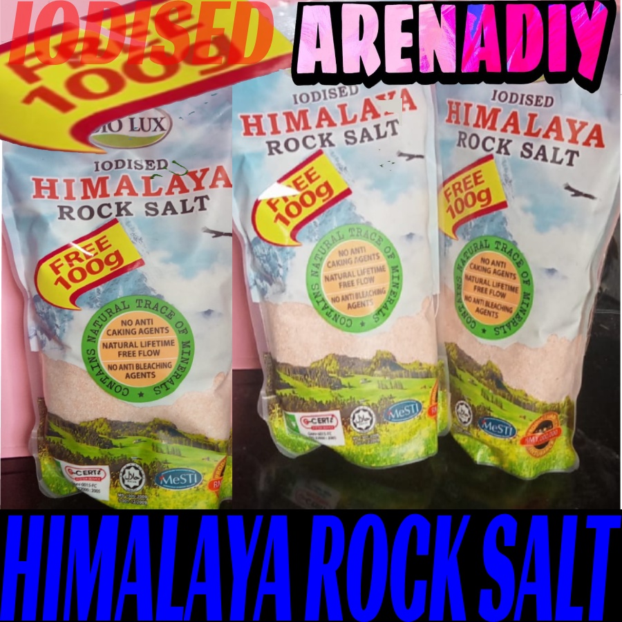 NEW ARRIVAL!500g: Garam Batu Himalaya: Garam Batu / Percuma 100g ...