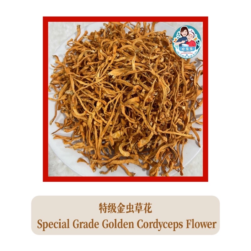 [Local Seller / Ready Stock] 特级金虫草花 Special Grade Golden Cordyceps ...
