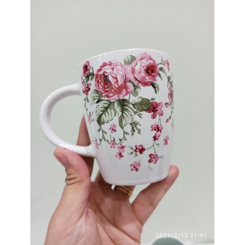 6 PCS / 12PCS FLORAL MUG / SET MUG BUNGA / MUG GIACOMO / PORCELAIN MUG ...