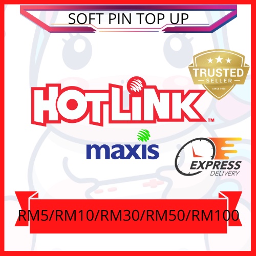 Hotlink / Maxis｜Flexi Soft Pin Top Up ｜Pin Code Reload ｜RM 60 / RM 100 ...
