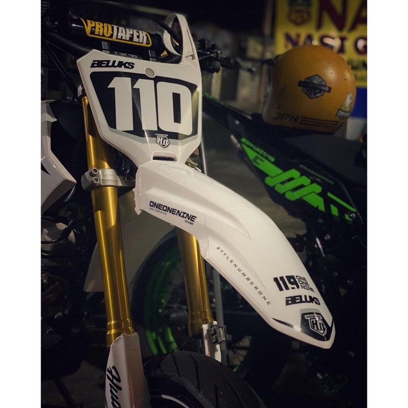 Front Fender And Number Board CRF 450 HRV KLX DTRACKER 150 CRF 150 L ...