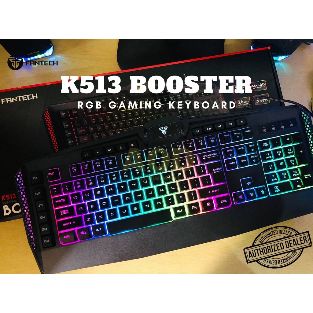 Fantech K513 RGB Macro Programmable Membrane Gaming Keyboard | Shopee Malaysia