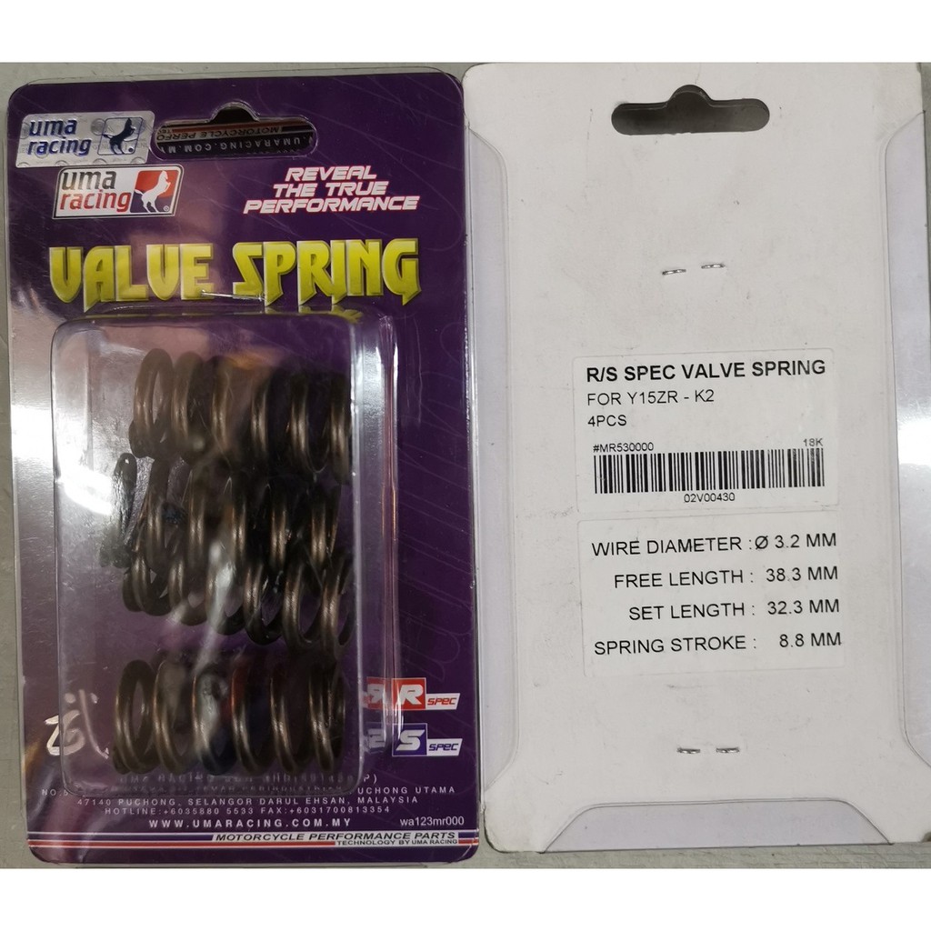 UMA RACING Y15ZR K2 VALVE SPRING | Shopee Malaysia