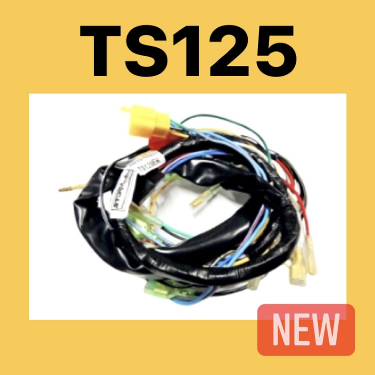 Suzuki TS125 Wire Harness / Standard Body Wiring Complete Set TS125N ...