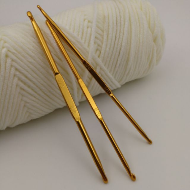 🎀Ready Stock 🎀 Crochet hook size 3/4, 5/6, 7/8 / Double sided hook ...