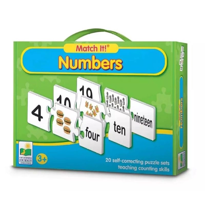 MATCH IT NUMBERS 20 SELF CORRRECTING PUZZLE | Shopee Malaysia