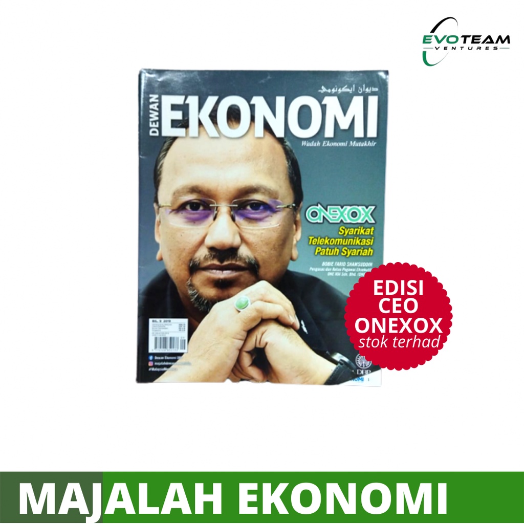 MAJALAH EKONOMI EDISI KHAS-CEO ONEXOX (Stok Terhad) | Shopee Malaysia