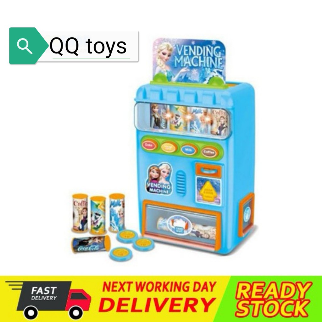 Talking Vending Machine Gift Toys for Girls Gifts Elsa Anna Mainan ...