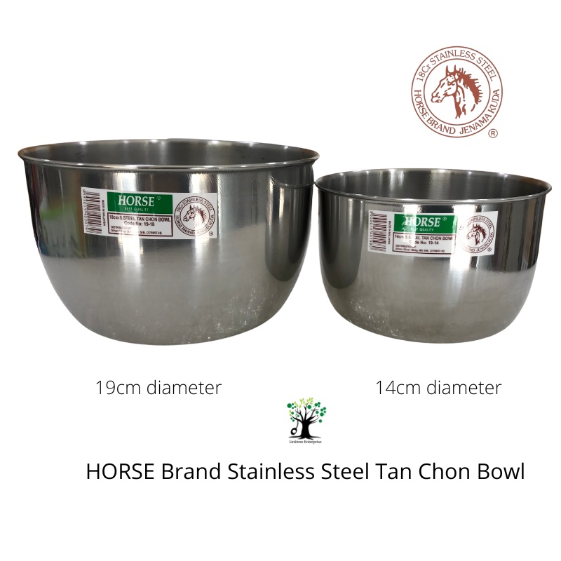 Link3 Horse Stainless Steel Tanchon Bowl (炖盅) 14cm 18cm | Shopee Malaysia