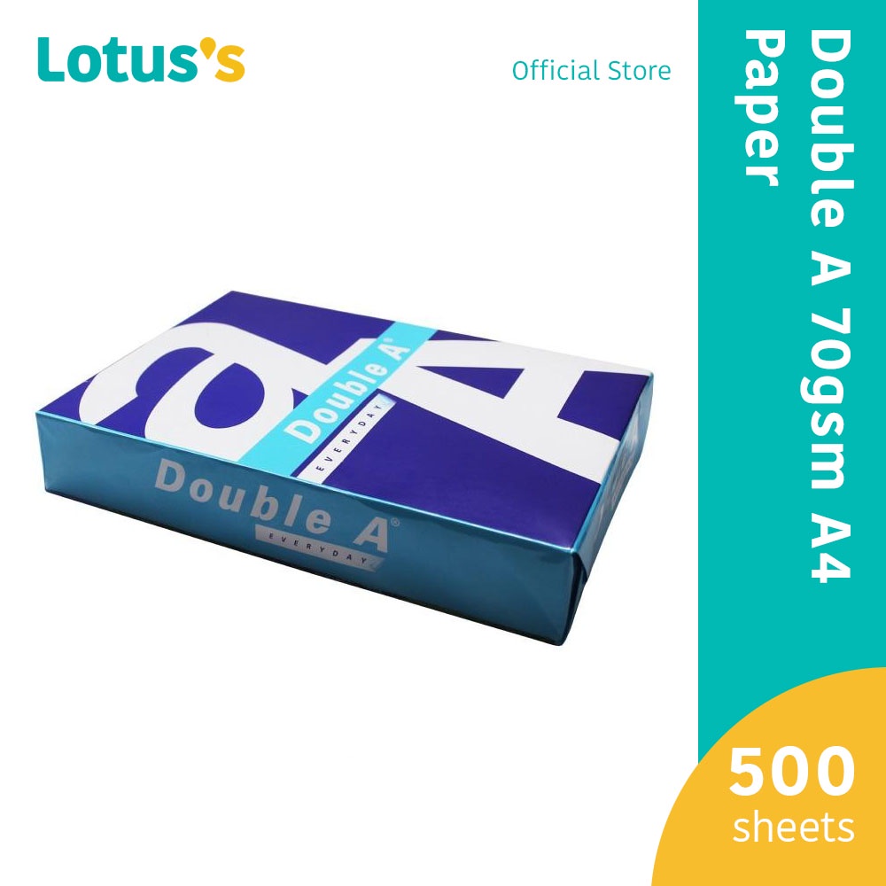 Double A A4 Paper (70gsm x 500 Sheets) | Shopee Malaysia