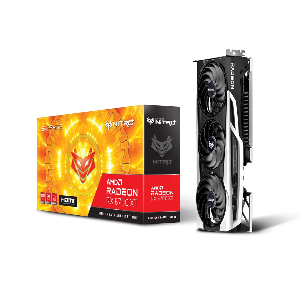 SAPPHIRE NITRO+ AMD Radeon RX 6700 XT GAMING OC 12GB GDDR6 Gaming ...