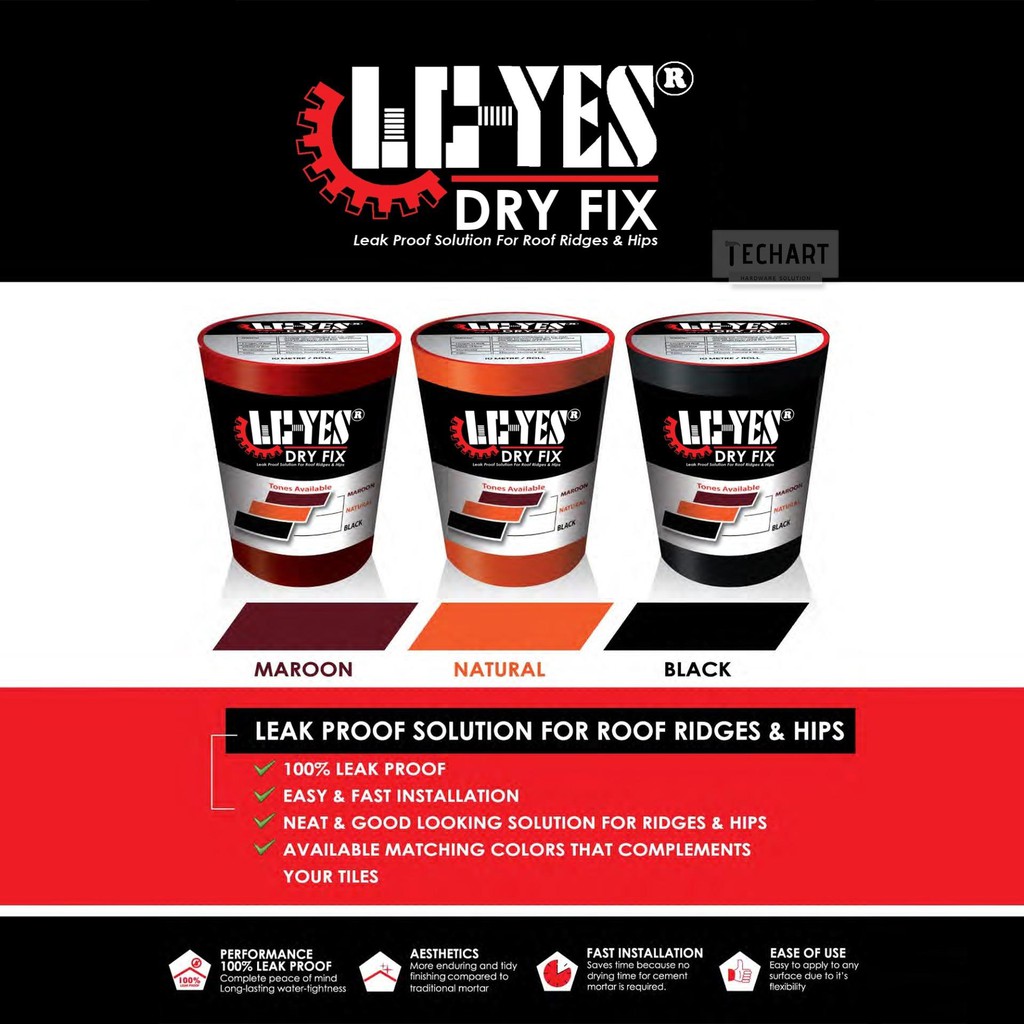 MAROON / BLACK / NATURAL Seal Pro Dry Fix Leak Proof Solution For Roof ...
