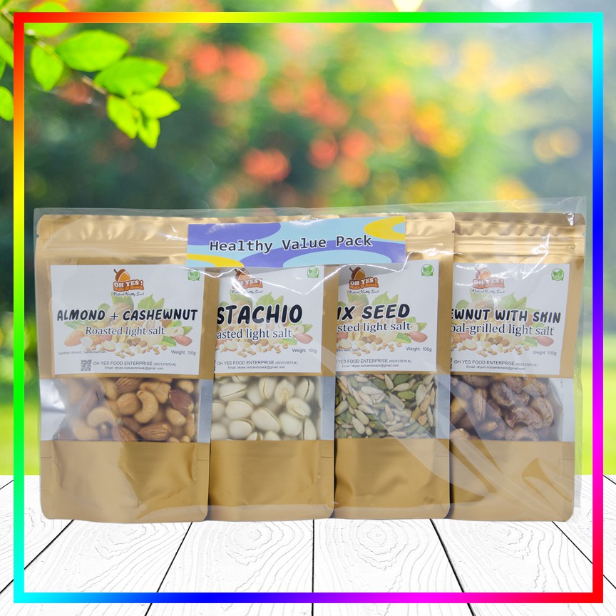 Healthy Value Pack - Multiple nuts in one package Pack Banyak kacang ...