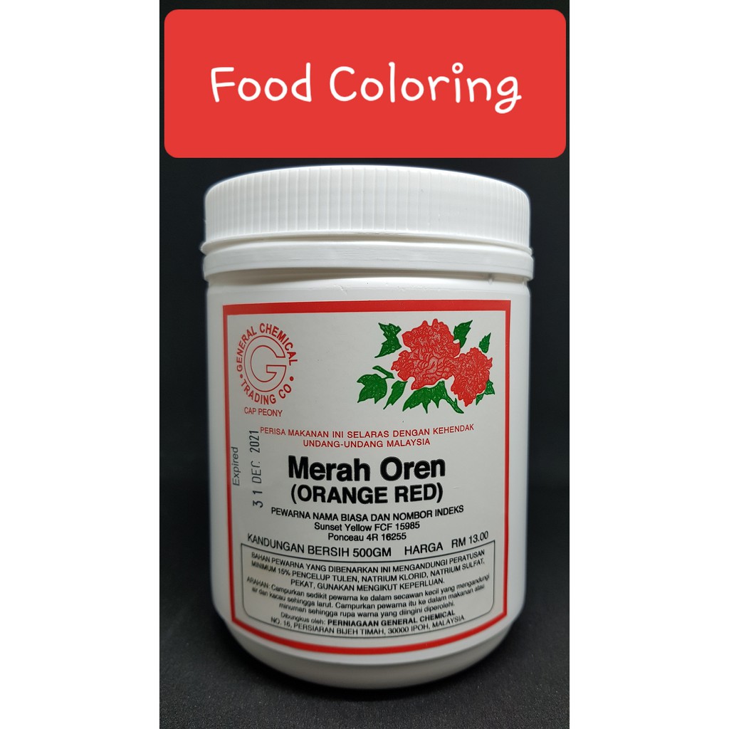 Orange Color Powder / Merah Oren 500GM | Shopee Malaysia