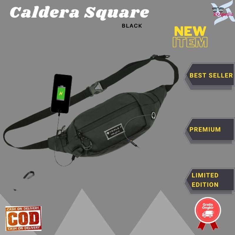 Sling BAG Men SLING BAG WAISTBAG CALDERA SQUARE SERIES FF SIMPLE ...