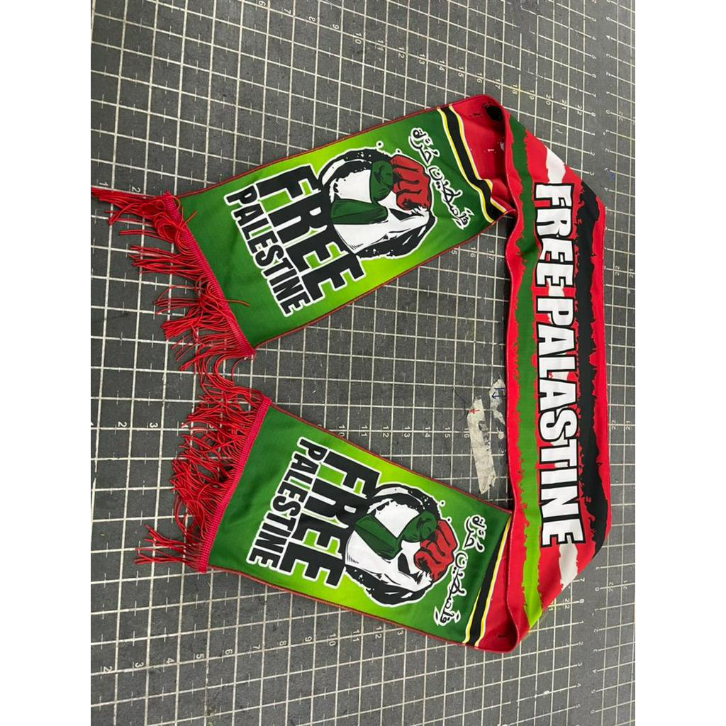 Muffler / Mafla Palestine Sublimation Mafla Panjang Ready Stock ...