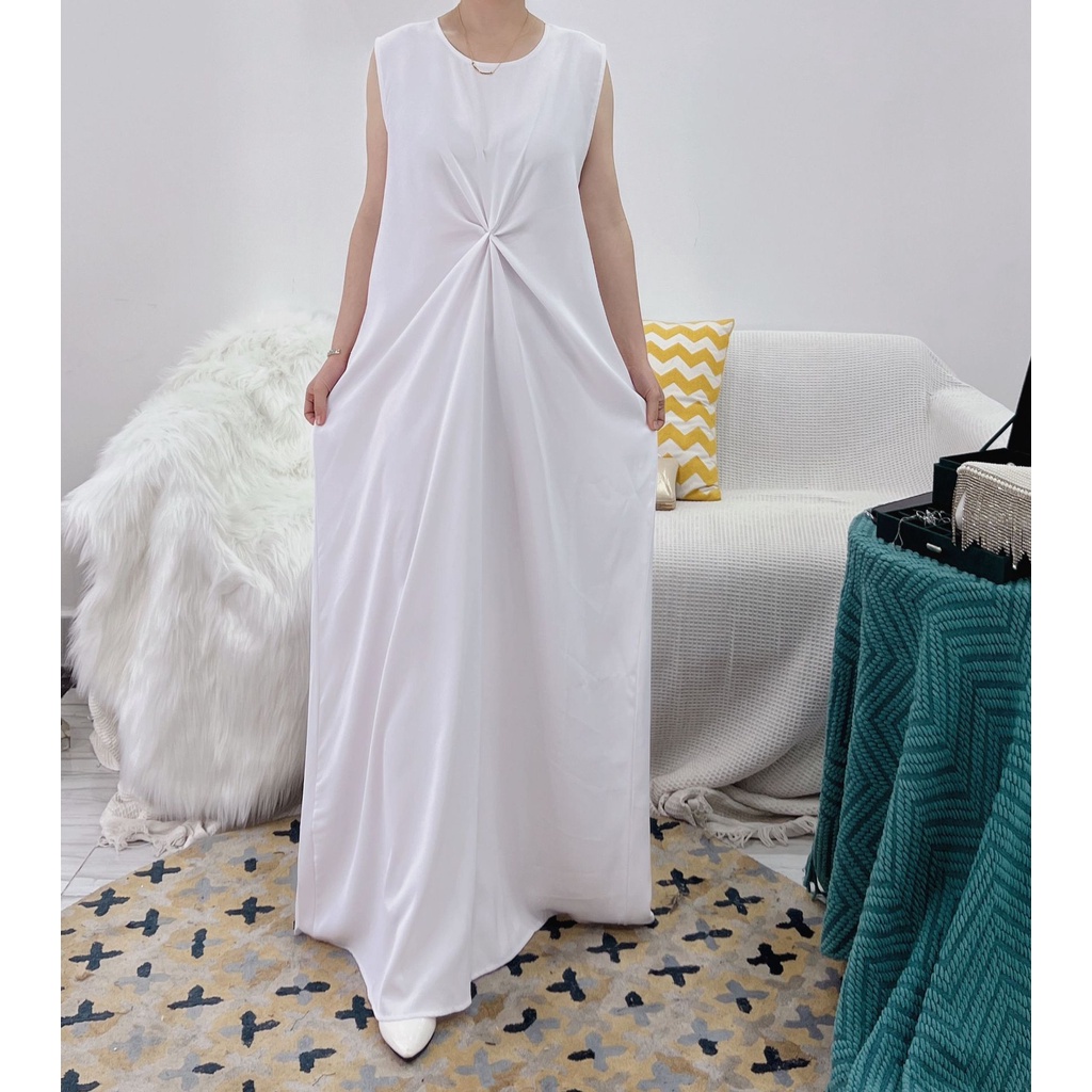 inner plain Baju Muslim INNER dress Muslimah robe women wear Slim fit ...