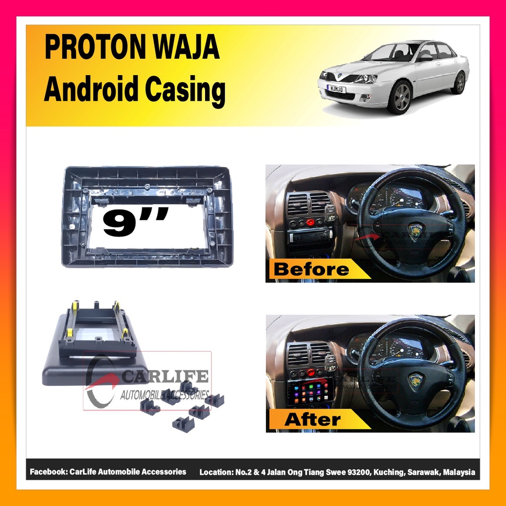 Proton Waja 10" Android Player Casing | Shopee Malaysia