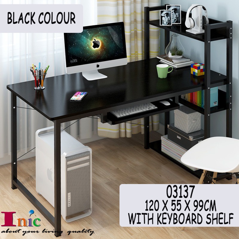 Modern Adjustable Study Table Meja Office Computer Table Laptop Desk ...