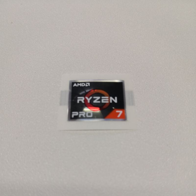 Sticker AMD RYZEN 3 5 7 Ryzen Pro AMD Graphics ATI Sticker Lable Laptop ...