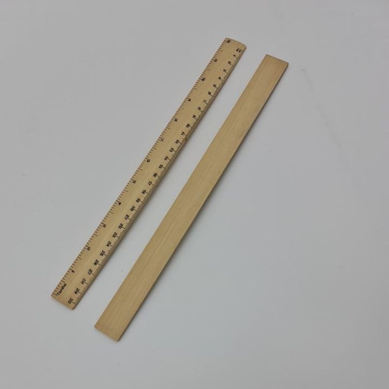 Wooden ruler / Pembaris Kayu 30cm | Shopee Malaysia
