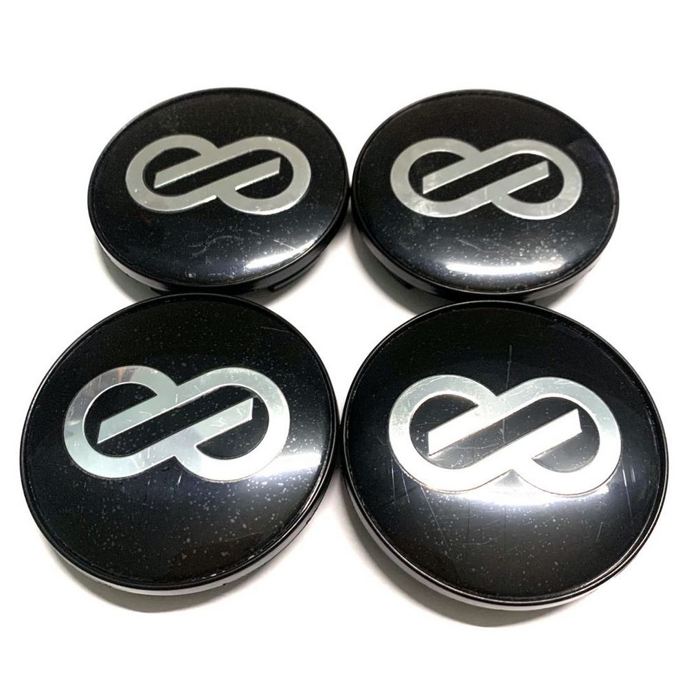 4pc 68mm Enkei logo Sticker Car Modified Wheel Center Cover Rim Hub Cap ...