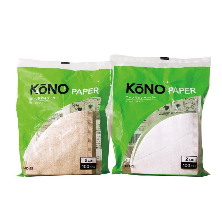 KONO Famous Cone Type Filter Paper 1-2 Persons 100 Pcs/MD-25 | Shopee ...