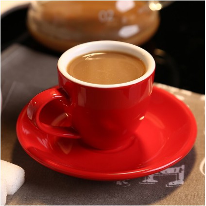 Coffee Cup Ceramic Mug + Saucer shot espresso 60-70 ml. | Shopee Malaysia
