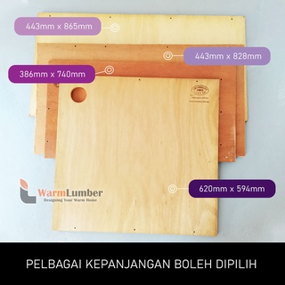 12mm DIY Plywood Board Papan Lapis Ply Wood Kayu Kabinet Plywood Sheet ...
