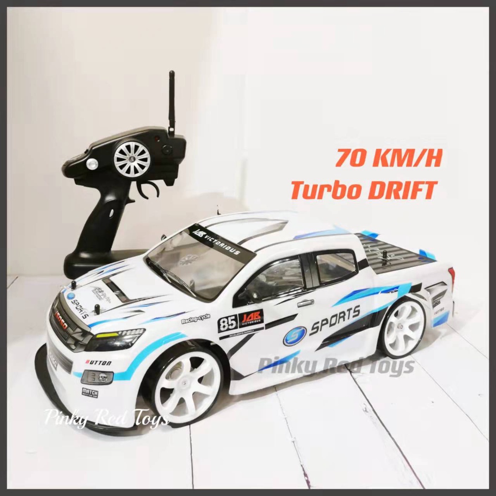 TURBO 4WD RC Car DRIFT HILUXX DMAXx 2.4g 9v scale 1.10 70km/h big saiz ...