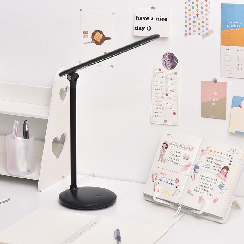 OSUKI 3 Light Colors LED Wireless Desk Table Lamp Study Table Light ...