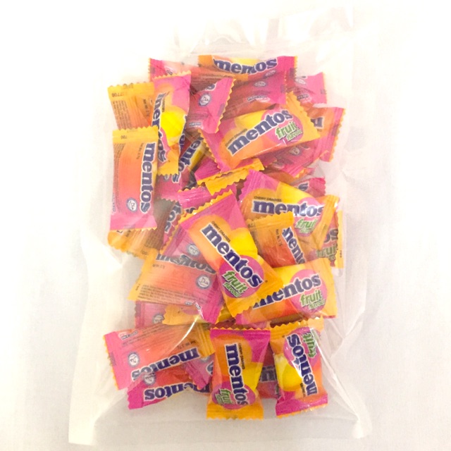 Mentos ±22pcs Chewy Dragees Fruits Flavour Candy Childhood Snack ...