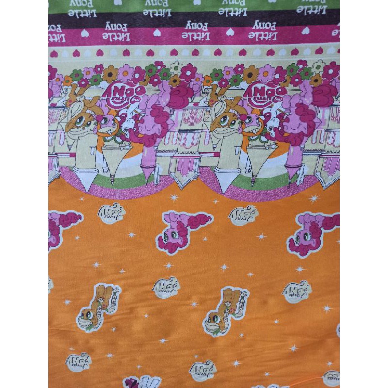 KATUN POLI TC Poly Cotton Fabric, 150 cm wide, orange horse, edge bed ...