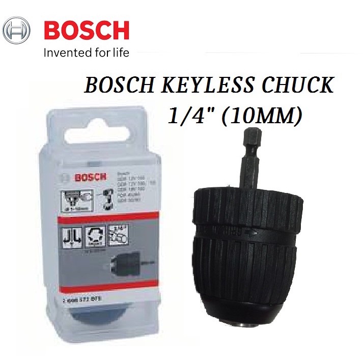 BOSCH Keyless Chuck 10 mm For Power Drill - 2608572075 | Shopee Malaysia