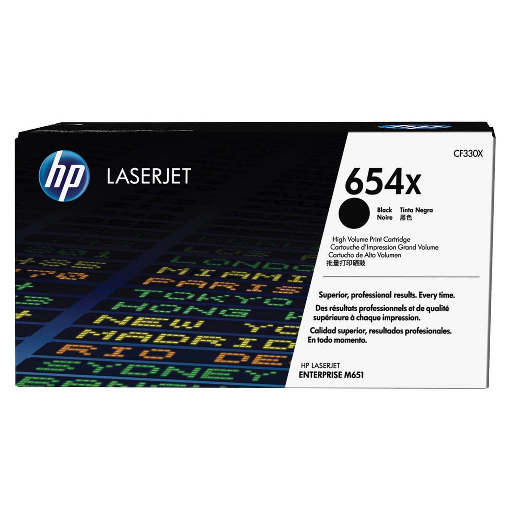 ORIGINAL HP CF330X HP 654X BLACK TONER CARTRIDGE HIGH CAPACITY 21K ...