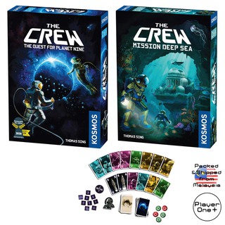 The Crew Board Game The Quest for Planet Nine & Mission Deep Sea Cooperative Fun Party Games ...