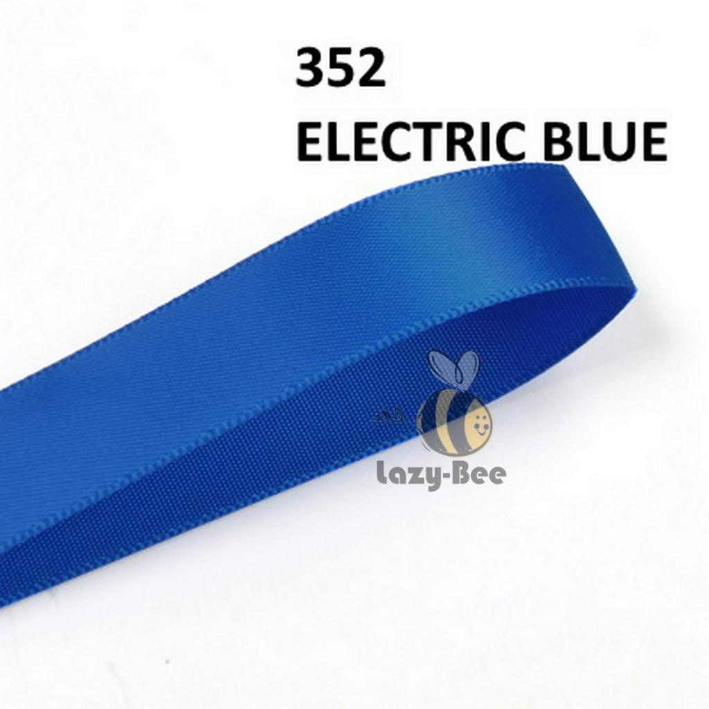 LAZY BEE Dark Blue Navy Blue Biru Tua 5 Meter Premium Double Face Satin ...