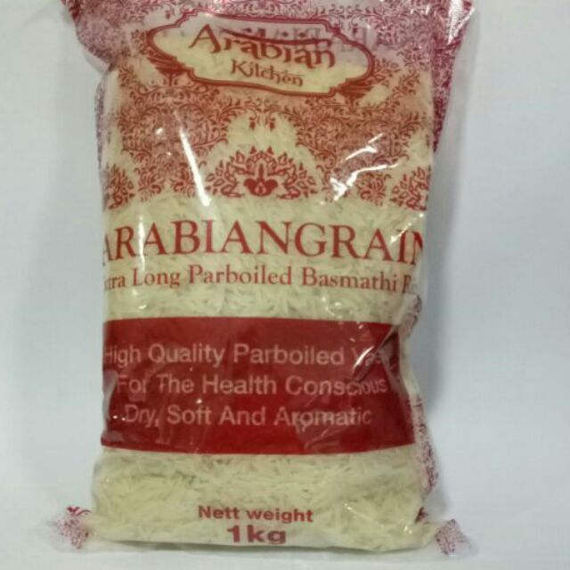 Beras Basmathi Parboiled extra long 1kg | Shopee Malaysia