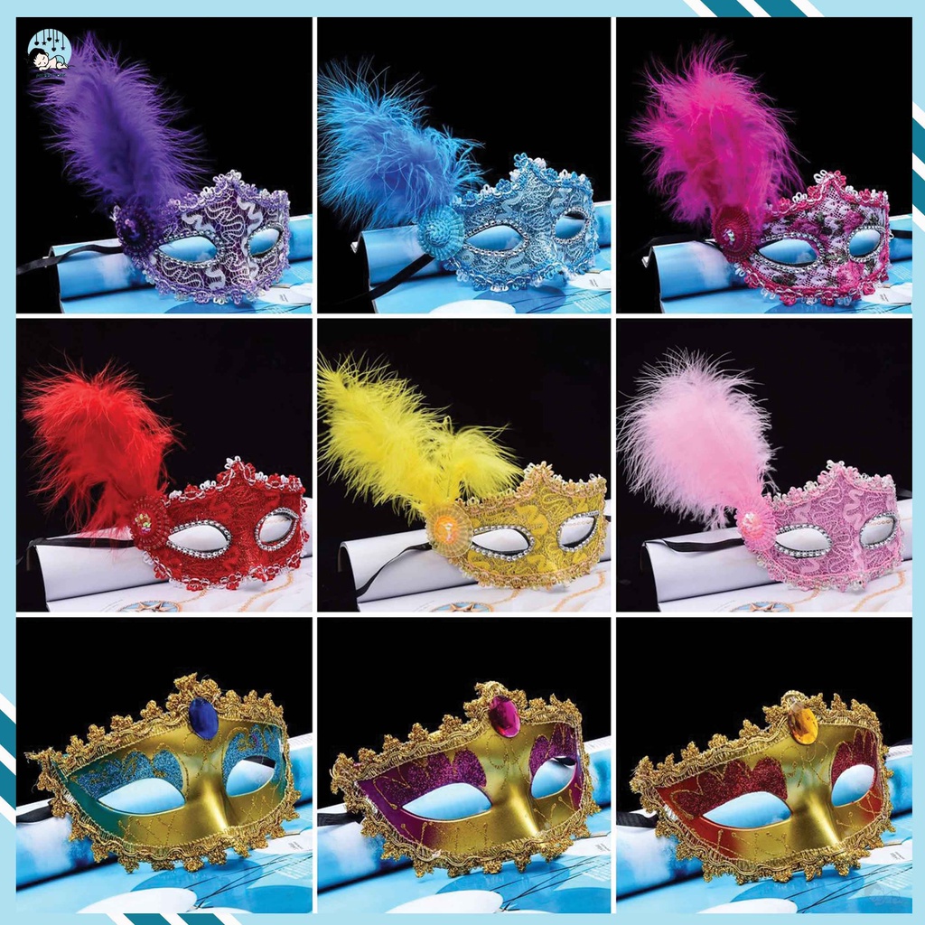 [ Ready Stock ] Masquerade Theme Ladies and Gentleman Masks for Annual ...