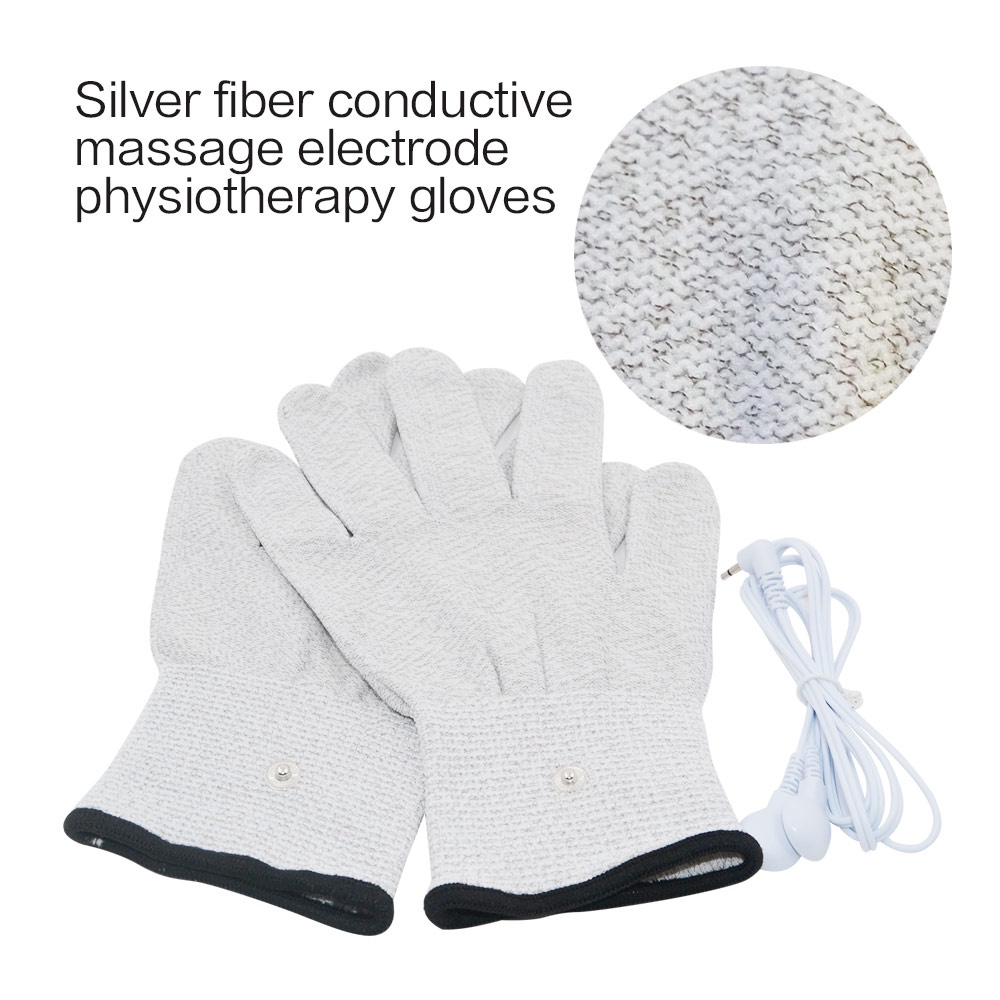 1 Pair Electrode Glove Conductive Wrist Electrode Massage For Tens ...