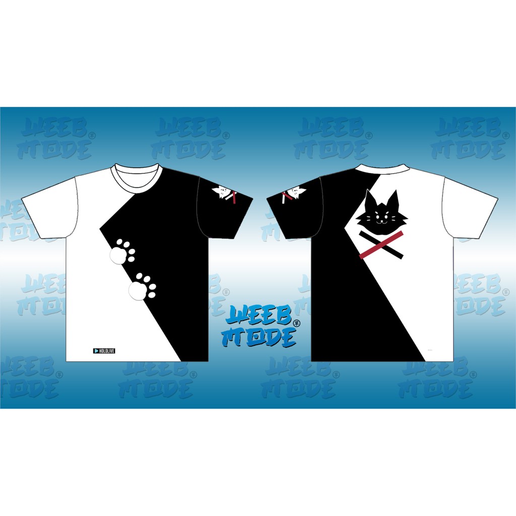 Ookami Mio Inspired T-Shirt Hololive Vtuber JP Sublimated Shirt Weeb ...