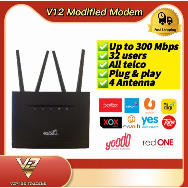 🇲🇾Modified Modem Router 2022🇲🇾 Unlimited Data / V12 Modem & D6 Portable ...
