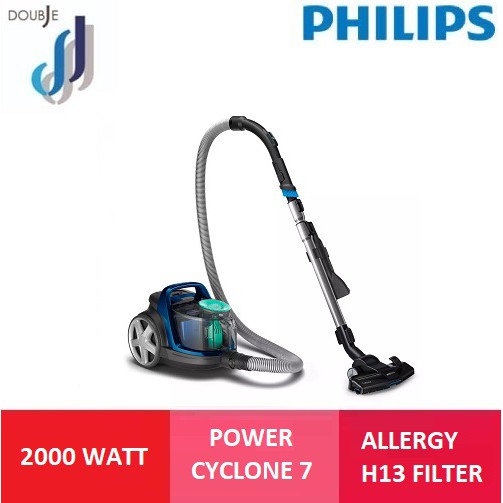 Philips 2000W PowerCyclone 7 Bagless Vacuum Cleaner (FC9570/62 ...
