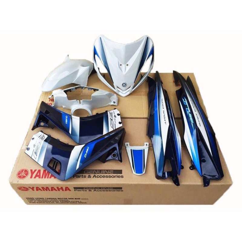 COVERSET YAMAHA LC V1 BIRU PUTIH HLY DPBMU | Shopee Malaysia